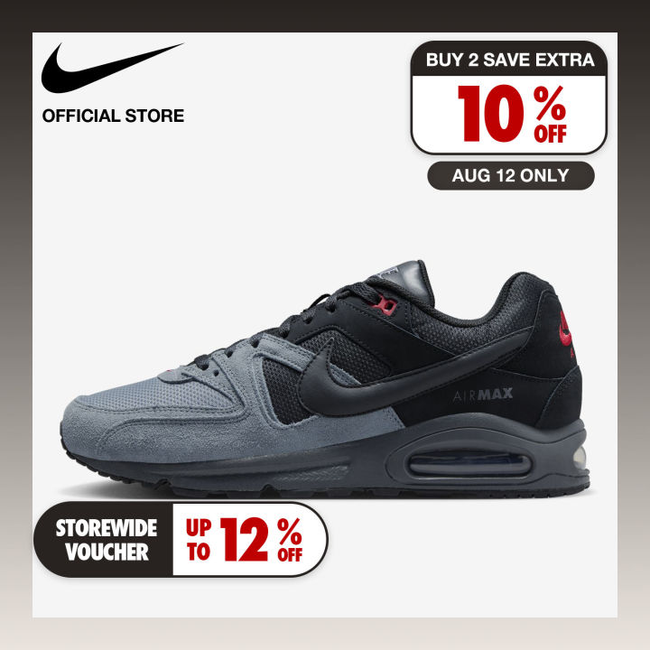 Nike Men's Air Max Command Shoes - Black ไนกี้ รองเท้าผู้ชาย Air Max ...