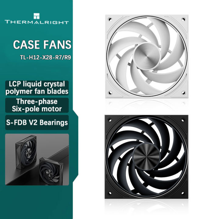 Thermalright TL-H12-X28-R7/R9 LCP liquid crystal polymer fan blades ...