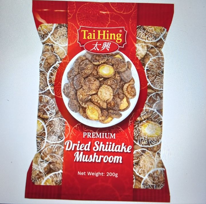 Tai Hing Shiitake Dried Mushroom Premium Whole/Slice 200g | Lazada PH