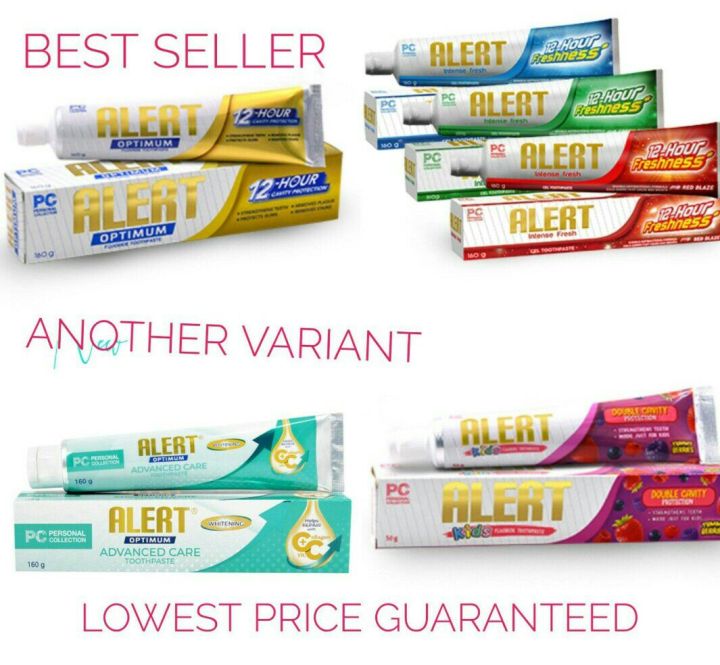 PC ALERT TOOTHPASTE AND ALERT KIDS | Lazada PH