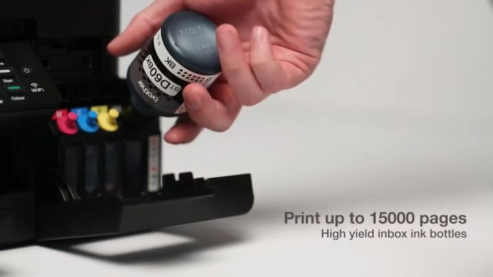 Brother Colour Inkjet Refillable Ink Tank Printer A4 4in1 Wireless MFC ...