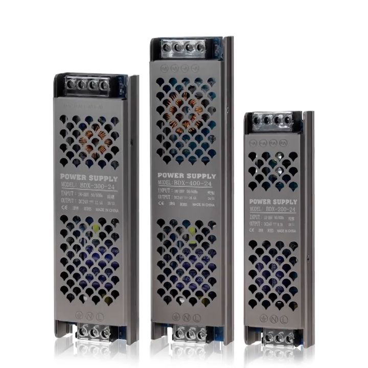 High Quality DC12V 24V 48V Power Supply LED Driver AC110-220V 100W 200W ...