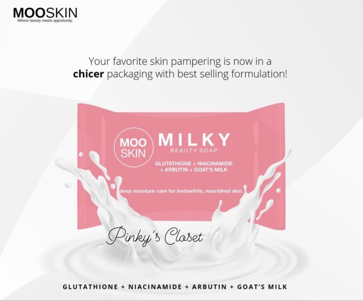 New Packaging MooSkin Vanilla Soap by Pink Essentials | Lazada PH
