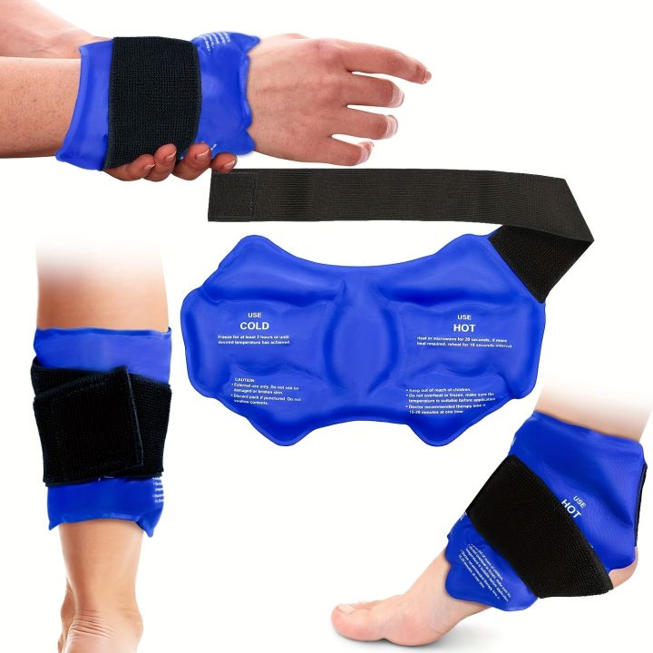 Ankle Ice Pack Wrap，Ice Pack for Ankle Reusable Ankle Cold Pack Wrap ...