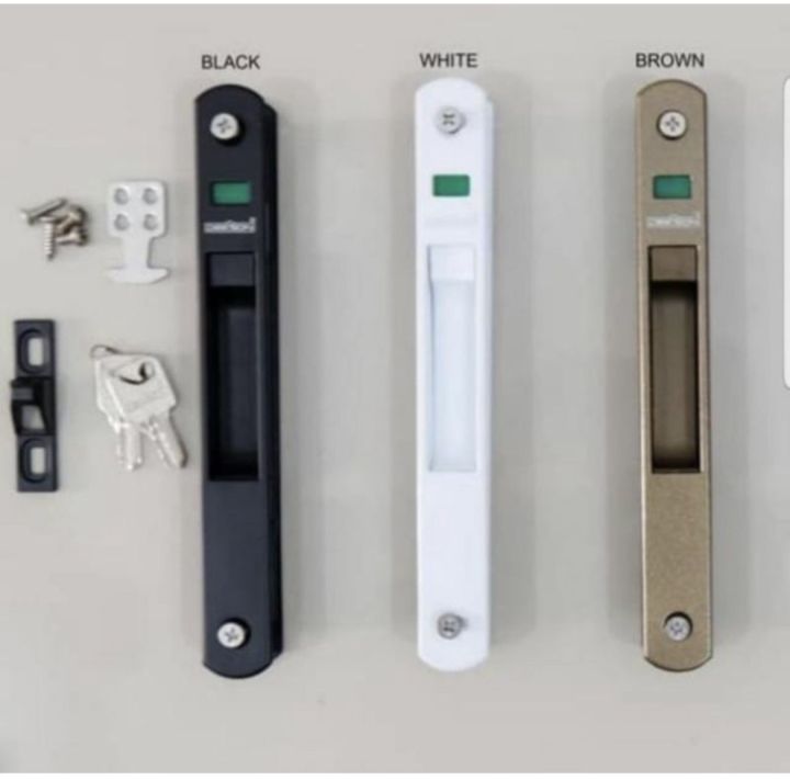 Kunci Pintu Sliding / Geser RA6 Mikota Dekson / Dekkson Handle Tanam Pintu Aluminium Kaca ...