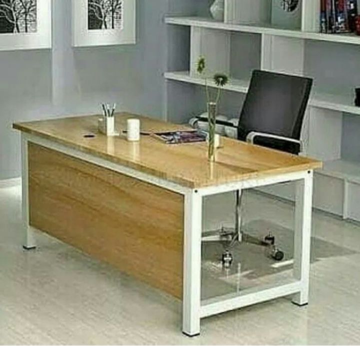 Meja Kerja Kato Modesty 150*60*75 Multipleks Kombinasi Besi Hollow ...