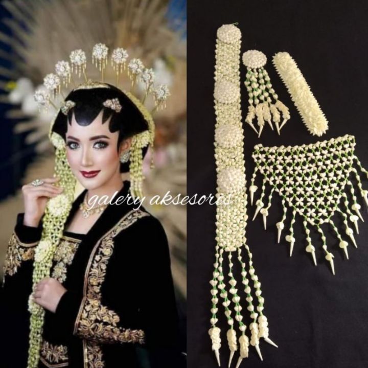 Ronce Melati Melati Palsu Pengantin Solo Putri Kantil Mekar 01