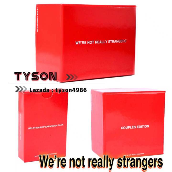 We're Not Really Strangers couple edition expansion Interactive Adult ...