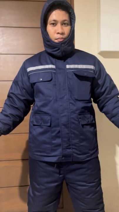 Heavy Duty Freezer Jacket and Pants for Cold Storage Employees with ...