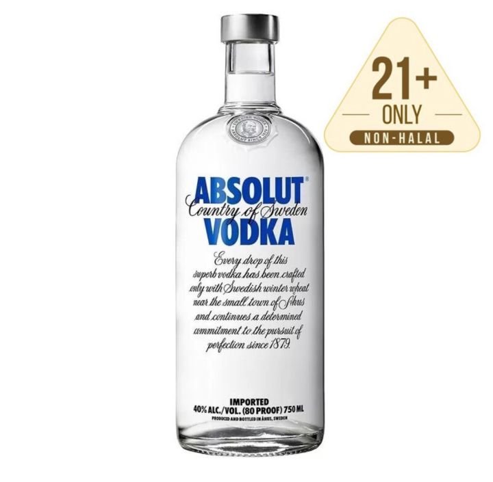 Absolut blue vodka 750ml | Lazada