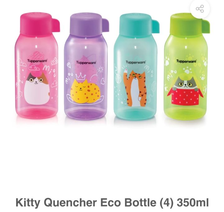 Tupperware Round Eco Bottle 350ml(1 Pcs) | Lazada