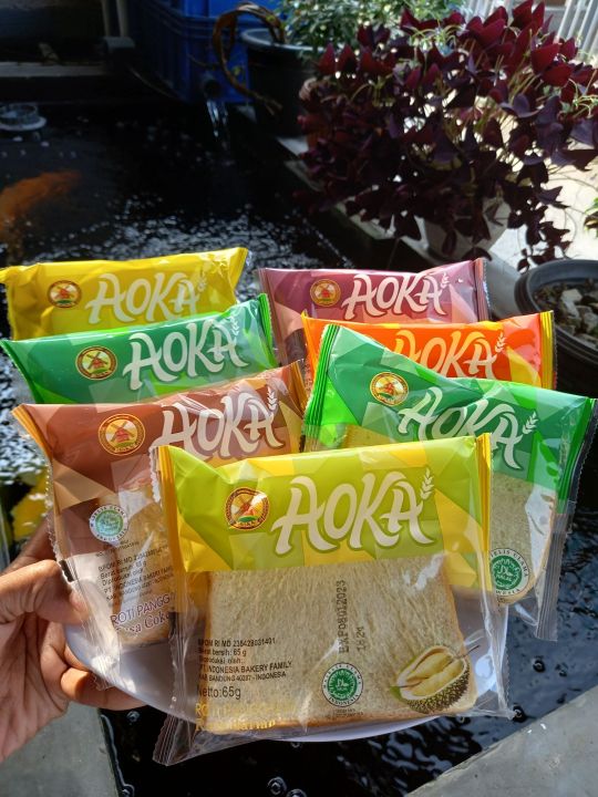 ROTI AOKA PANGGANG/ SANDWICH kue kukis momotaro all varian rasa ...