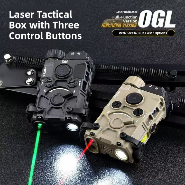 Tactical Laser Pointer Multi-Function Red Green Laser Indicator PEQ ...