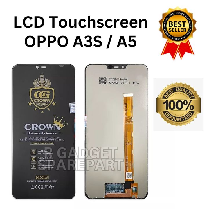 LCD TOUCHSCREEN OPPO A3S / A5 ORIGINAL CROWN QUALITY LCD FULLSET ...