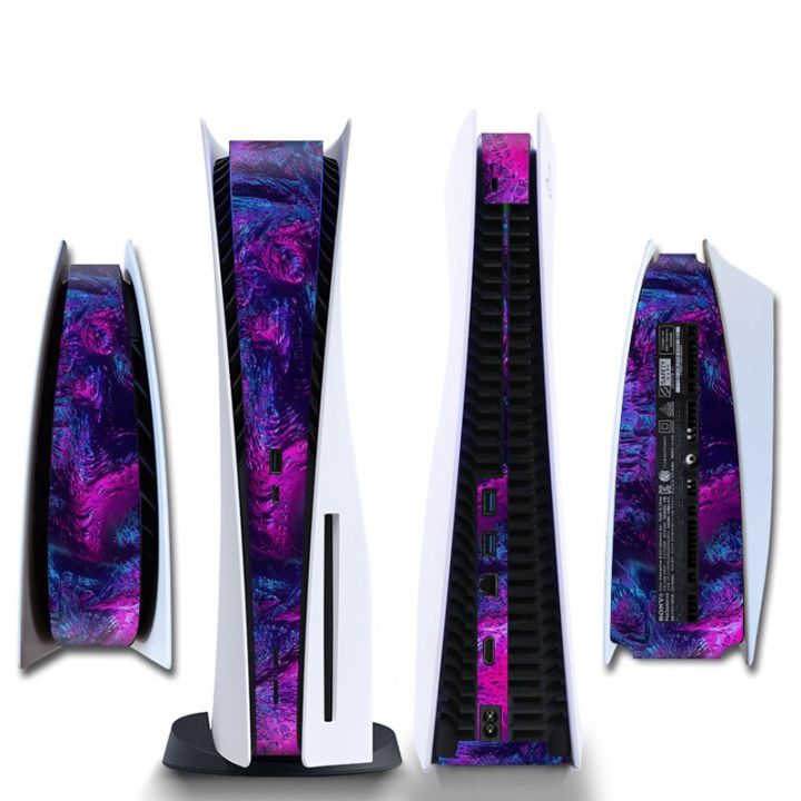 TECTINTE Middle Stickers Skin For PS5 Disc Version Game Console ...