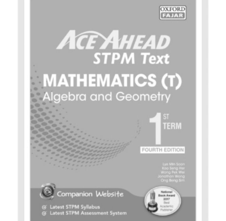 Ace Ahead STPM Text Mathematics T (term/sem 1) Aceahead Oxford Fajar ...