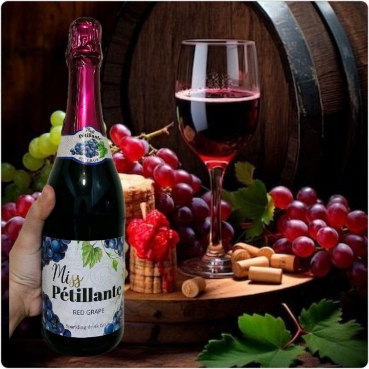 Miss Pètillante Sparkling Red Grape Juice | 750ml | Lazada PH