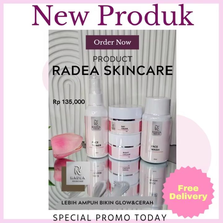 [ORIGINAL] Cream RADEA SKINCARE Glowing | Cream Wajah Glowing | Lazada ...