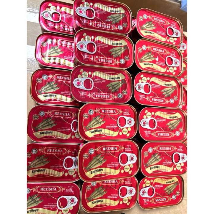 🇦🇪PACK OF 3 Reesha IMPORTED SARDINES IN VEGETABLE OIL 125G | Lazada PH