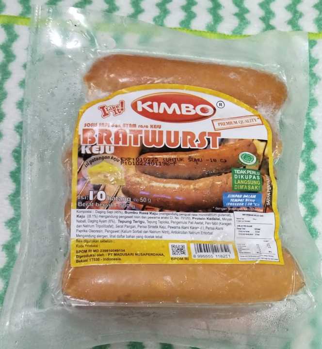 KIMBO MINI BRATWURST RASA KEJU | Lazada Indonesia