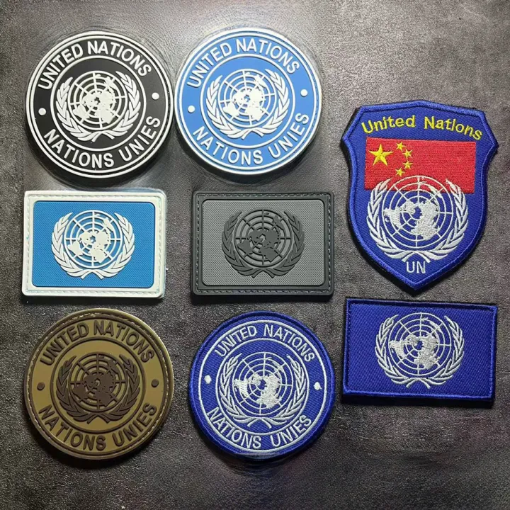 United Nations Embroider Velcro Tactical Badge WTO Who Velcro Morale ...