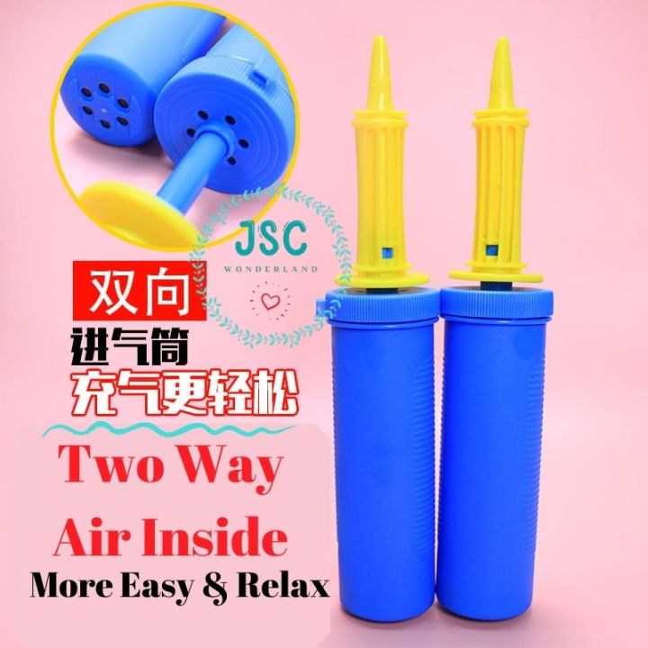 Portable Hand Push Inflatable Tube Hand Pump Party Balloon Hand Pump ...