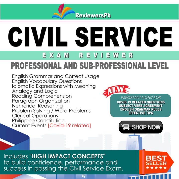 CIVIL SERVICE REVIEWER [Bestseller] | Lazada PH