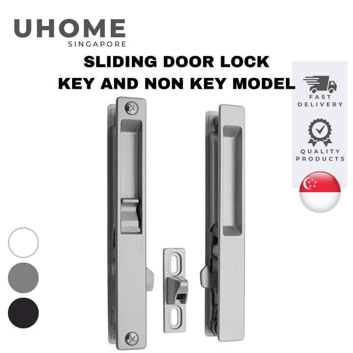 Aluminum Sliding Door Lock Balcony Sliding Door Lock (Keyless) | Lazada ...