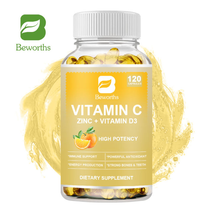 Beworths Vitamin C With Zinc Capsules Vitamin C 100mg Zinc 10 Mg