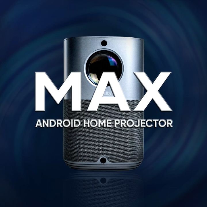 Máy chiếu mini thông minh EROC MAX full HD máy chiếu xem phim lên tường ...