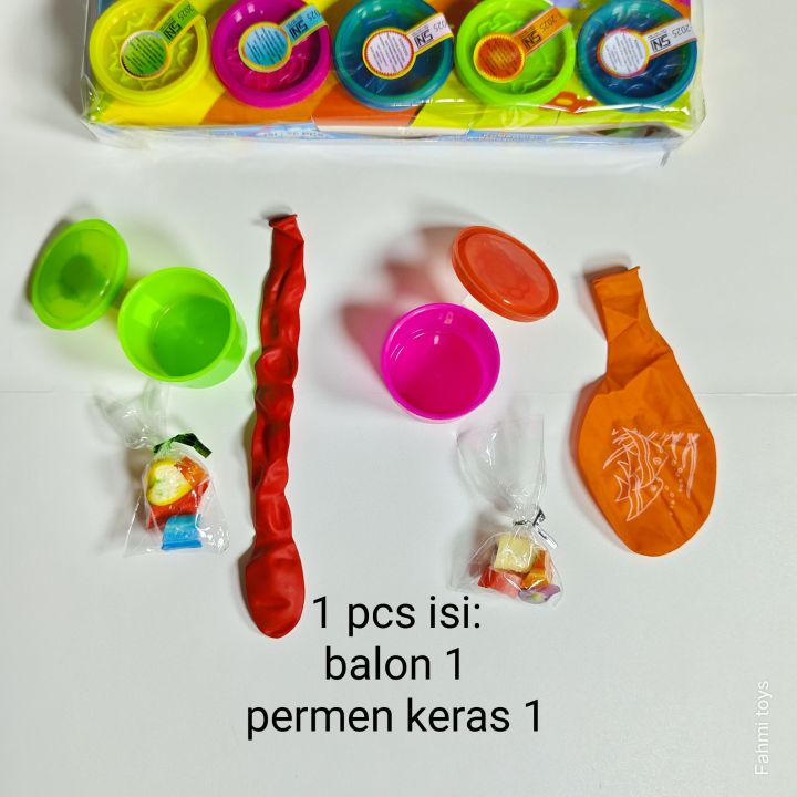 20 pcs PERMEN RAINBOW TOPLES + BALON MAINAN DAN PERMEN | Lazada Indonesia