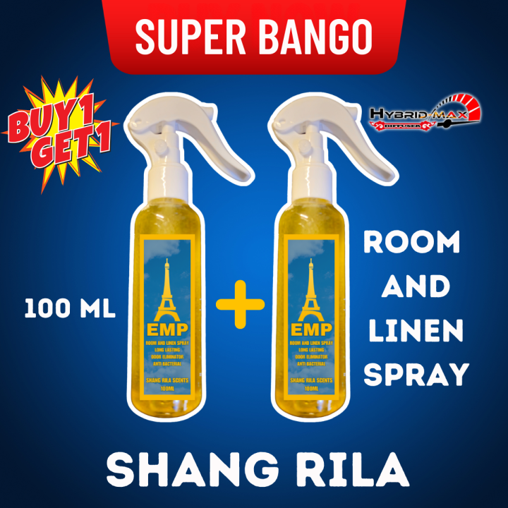 EMP Shang rila 2 PCS Room Linen Spray 100ml Super Bango Hotel Scent ...