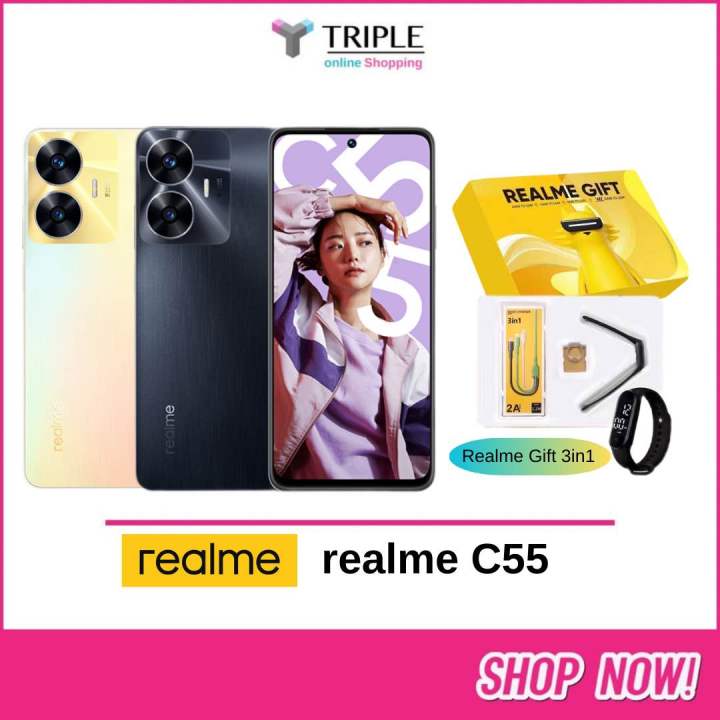 realme C55 - เรียวมี (6+128GB / 8+256GB) ประกันศูนย์ 1 ปี | Lazada.co.th