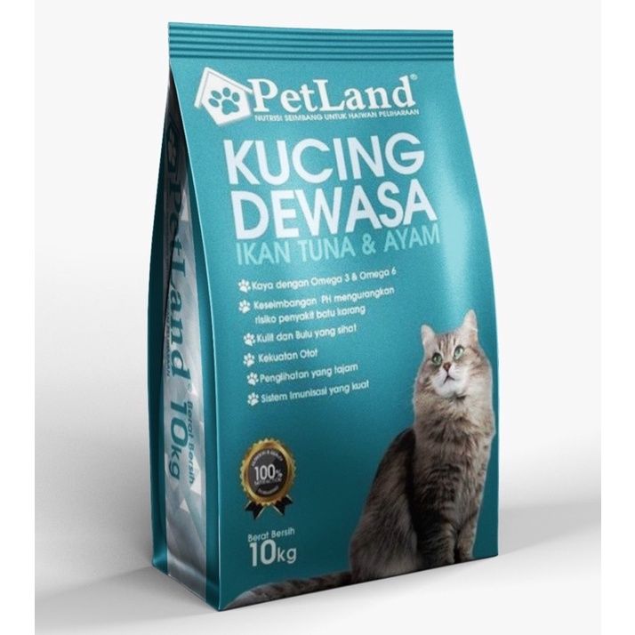 Petland Premier cat food/makanan kucing Ikan Tuna dan Ayam(Repack) | Lazada
