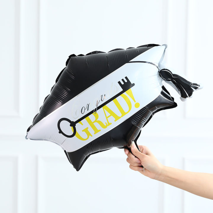 Balon foil topi wisuda / toga / graduate / graduated / graduation ...
