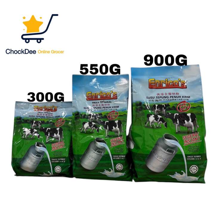 Enrico’s Full Cream Milk Powder 300G, 550G and 900G | Lazada