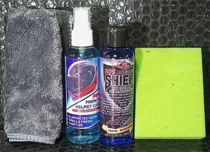 Shield Wax Glossy/Matte Coat (PREMIUM) Freebies: Helmet Refreshener ...