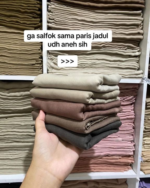 Hijab 𝐏𝐀𝐑𝐈𝐒 𝐉𝐀𝐃𝐔𝐋 Segi Empat / Jilbab Paris Jadul Premium | Lazada ...