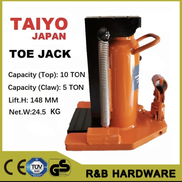 HYDRUALIC TOE JACK 10 TONS CLAW JACK TAIYO JAPAN | Lazada PH