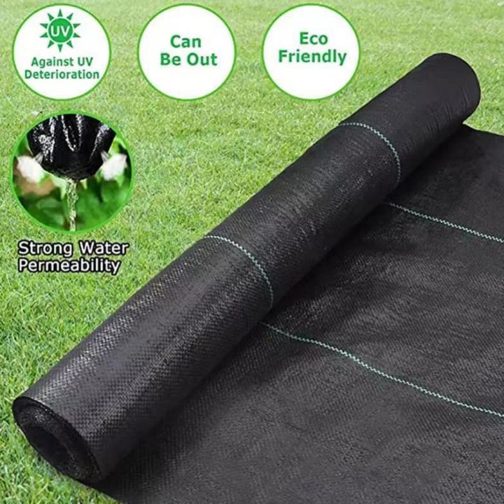 Weed Barrier Fabric Garden Landscape Dual Layer Cross-Over Design ...