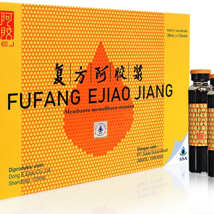 FUFANG EJIAO JIANG 12 BOTOL OBAT DEMAM BERDARAH THROMBOSIT DAYA TAHAN ...