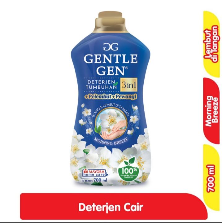 Gentle Gen Deterjen cair Tumbuhan Morning Breeze 700ml | Lazada Indonesia