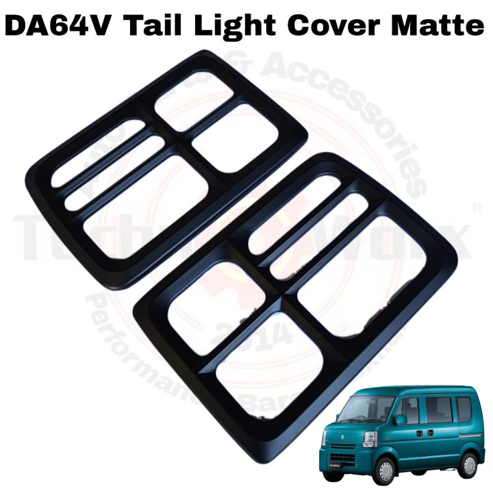Suzuki DA64V Tail Light Cover MATTE BLACK Garnish Transformer Multicab ...