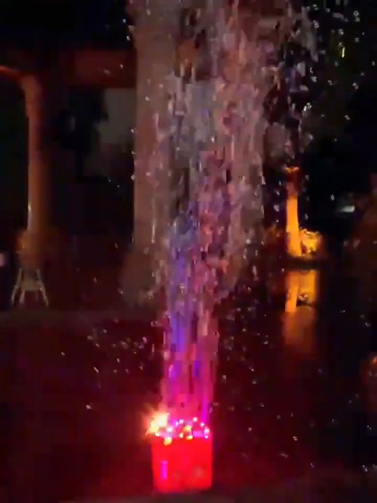 [With music LED light] 2024 New Year fireworks bubble machine comes ...