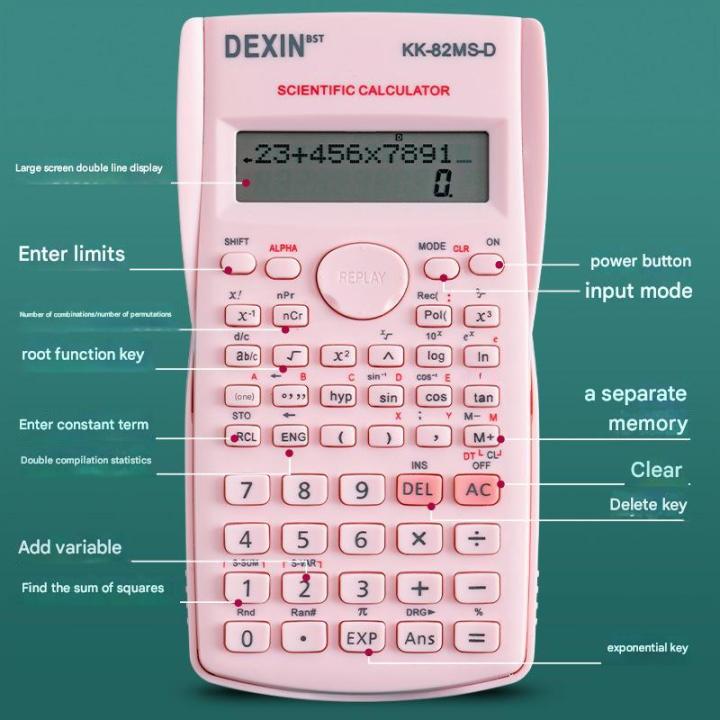 82MS scientific calculator scientific function calculator student exam ...