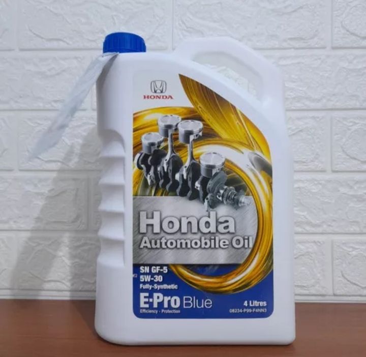 Oli Honda Automobile Oli E-pro Blue SN Gf-5 5W-30 4 Liter | Lazada ...