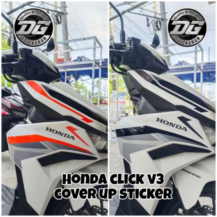 Honda Click 125 V3 Cover Up Sticker Decals | Lazada PH