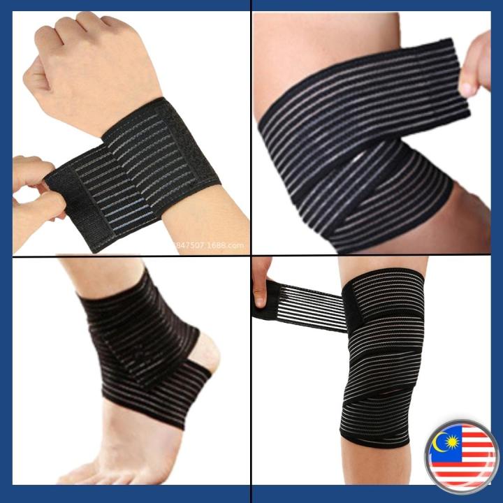 Velcro Adjustable Elastic Support Guard Band Strap for Wrist Elbow Calf ...