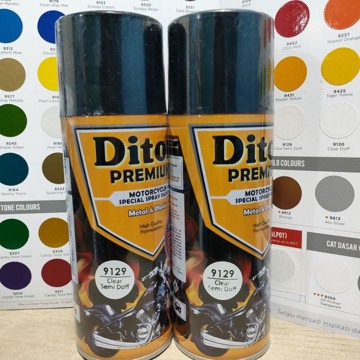 Pilok Pilox Cat Diton Premium Clear Semi Doff 9129 Pernis Semi Dop ...
