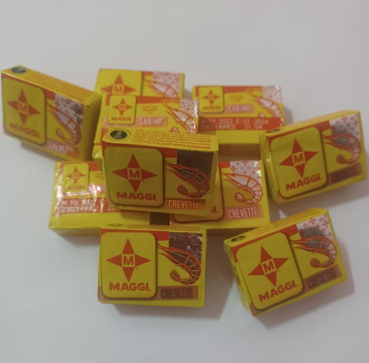 SHRIMP SEASONING CUBE / MAGGI SHRIMP / MAGGI CREVETTE ( 8in 1pack ) 10g ...